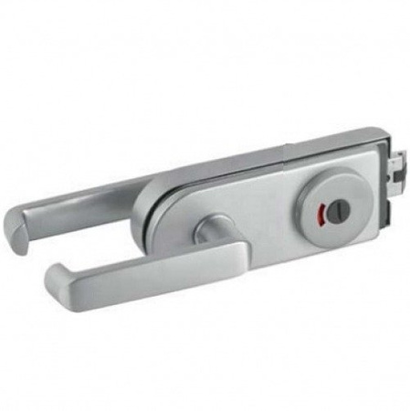 Bathroom Glass Door Lock with Handle and Blockade function