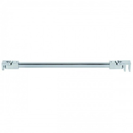 15 mm Square Shower Support Bar Kit / Polished Chrome